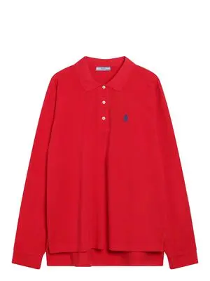 Prada Cotton Pique Polo - Red