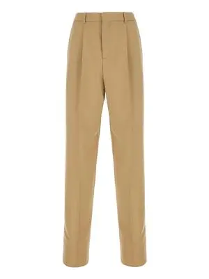 Saint Laurent Tailored Pleated Trousers - Multicolor