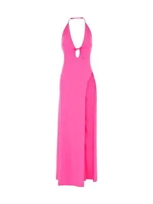 Balenciaga Fluo Stretch Nylon Dress - Pink