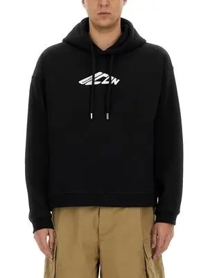 Dsquared2 Sweatshirt With Logo Print - Black