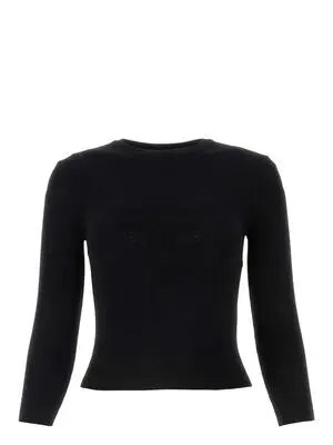 Balenciaga Wool Blend Sweater - Black