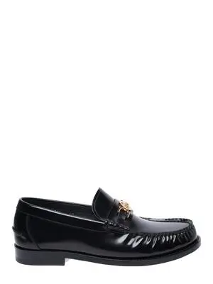 Versace VERSACE Leather Loafers Black