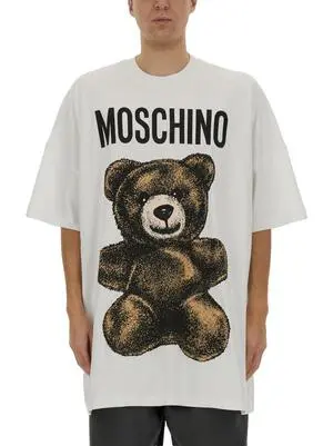 Moschino Moschino Men Teddy Bear T-Shirt White