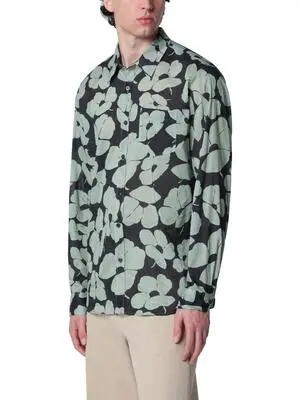 Dries Van Noten Shirt With Floral Print Pistachio Color - Green