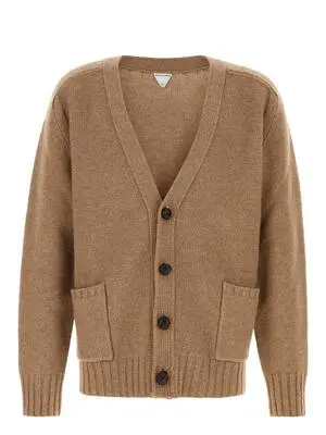 Bottega Veneta Wool Cardigan - Brown
