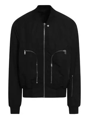 Rick Owens Bauhaus Flight Bomber Jacket - Black