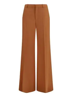 CHLOÉ Chloé Women High-Waisted Flared Cotton Pants