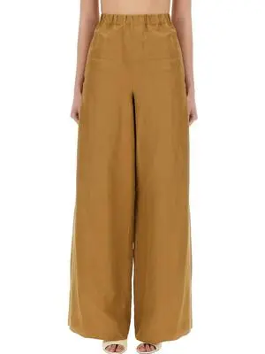 Max Mara MAX MARA Honor Wide Leg Pants Cream