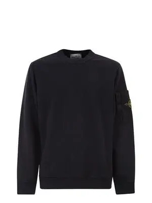 Stone Island Crew Neck Sweatshirt - Blue