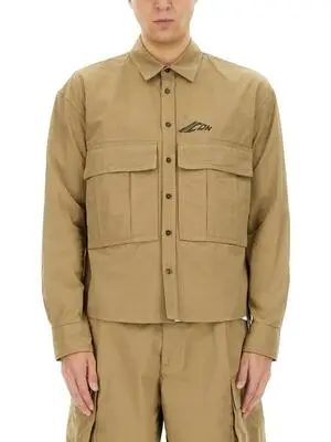 Dsquared2 Icon Ripstop Shirt - Brown