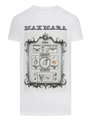 Max Mara Graphic T-shirt - White