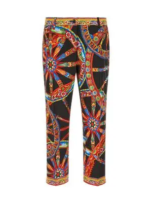 Dolce & Gabbana Carretto' Pants - Multicolor