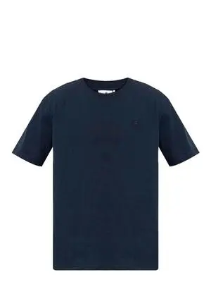 Etro Pegaso Embroidery Cotton T-shirt - Blue