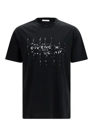Givenchy Photographic Negative Cotton T-shirt - Black
