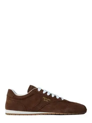 Prada Suede Sneakers - Brown
