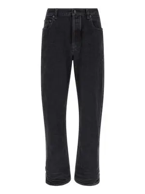 Saint Laurent Relax Tapered Jeans - Black
