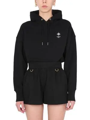 Givenchy Oversize Fit Hooded Sweatshirt - Black