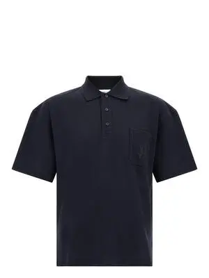 Saint Laurent Cassandre' Polo Shirt - Blue