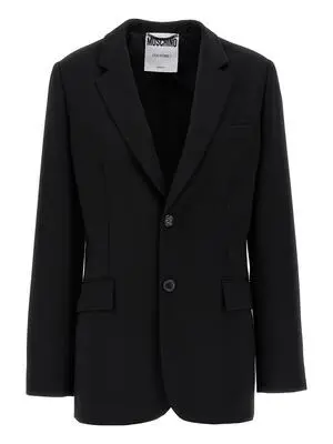MOSCHINO Moschino Women Single-Breasted Martingale Blazer