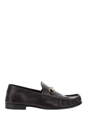 Gucci Lugano Leather Horsebit Loafers - Multicolor