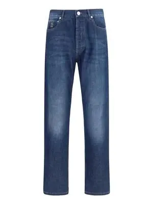 Brunello Cucinelli Lightweight Denim Pants - Blue
