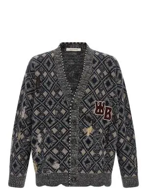WALES BONNER Sibling Cardigan - Multicolor