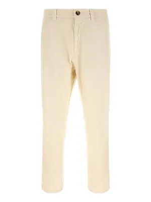 Brunello Cucinelli BRUNELLO CUCINELLI Corduroy Trousers Cream