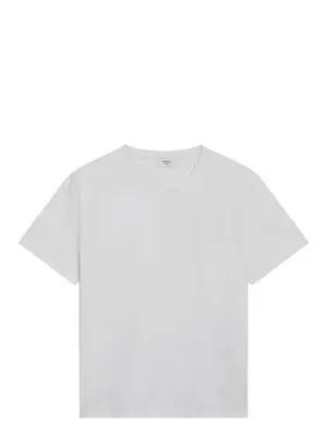 Saint Laurent Small Fit De Cotton T-shirt - White
