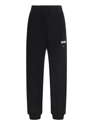 Moschino Cotton Sweatpants - Black
