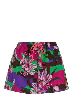 Moncler MONCLER Floral Camouflage Shorts Multicolor
