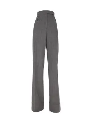 Prada High-waisted Tailored Trousers - Multicolor