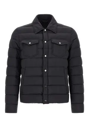 Herno La Denim Quilted Jacket - Black