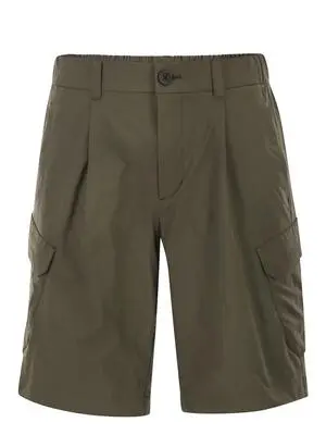 Herno Technical Fabric Cargo Bermuda Shorts - Multicolor