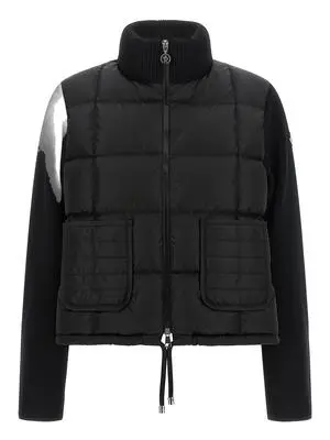 Moncler Padded Cardigan - Black