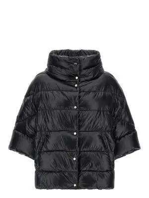 Herno Ultralight Hooded Puffer Jacket - Black