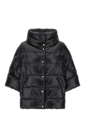 Herno Ultralight Hooded Puffer Jacket - Black