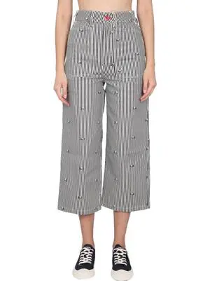 Kenzo Cropped Fit Jeans - Blue