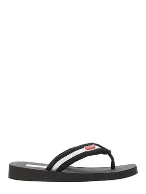Kenzo KENZO Slide Sandal With Logo Black