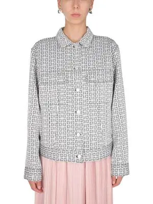 Givenchy 4g Jacquard Jacket - Gray
