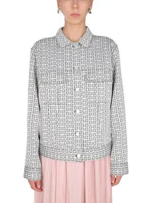 Givenchy 4g Jacquard Jacket - Gray