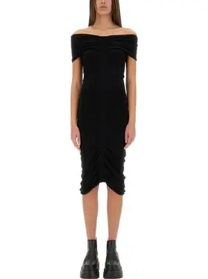 Alexander Wang Off Shoulder Dress - Black