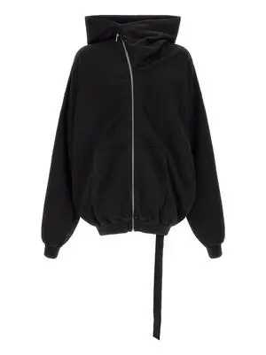 Rick Owens Mountain Hun Hoodie - Black