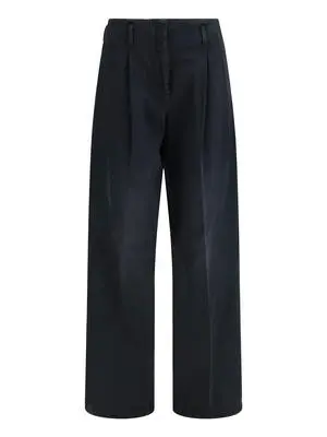 GOLDEN GOOSE Cotton Denim Pants - Black