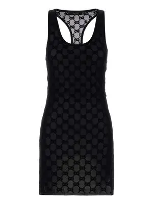 Gucci Viscose Blend Dress - Blue