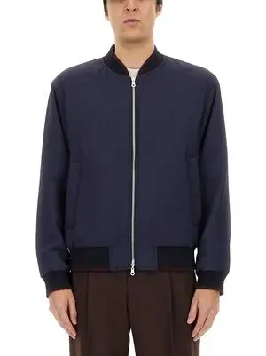 Dries Van Noten Reversible Bomber Jacket - Blue