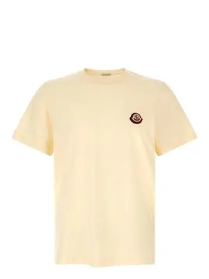 Moncler Logo Patch T-shirt - White