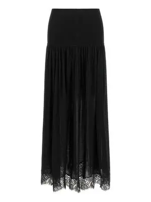 Zimmermann Valiant Long Skirt - Black