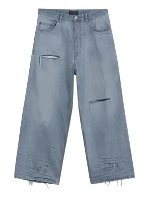 Balenciaga Wide Leg Jeans - Blue
