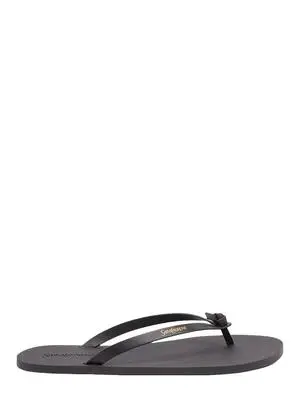 Saint Laurent Calf Leather Sandals - Multicolor