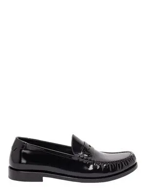 Saint Laurent Calf Leather Loafers - Multicolor